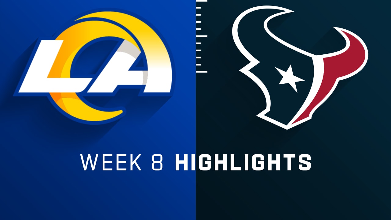 Los Angeles Rams vs. Houston Texans highlights | Week 8