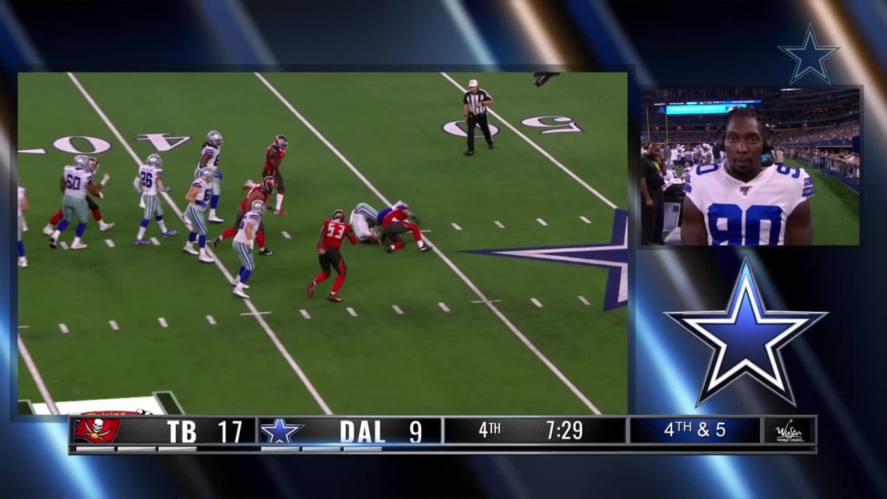 Corey Nelson comes up with a huge sack on fourth down