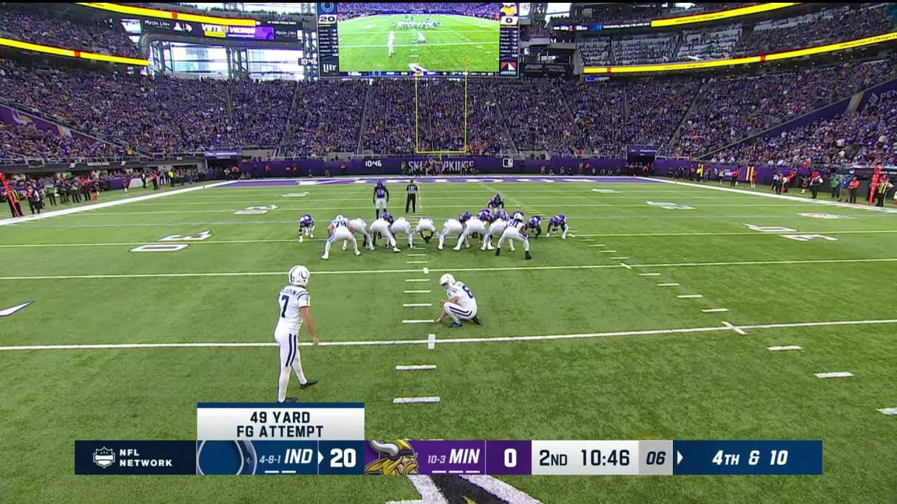 Indianapolis Colts kicker Chase McLaughlin’s 49-yard FG extends Colts ...