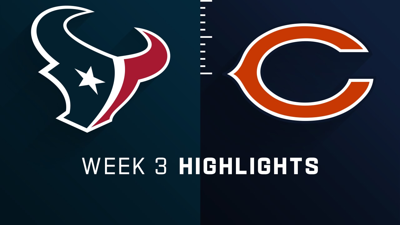Houston Texans vs. Chicago Bears highlights | Week 3