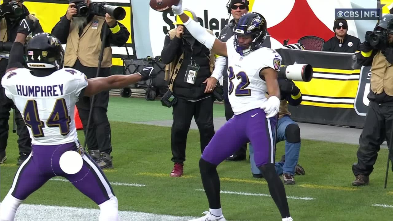 Baltimore Ravens safety Marcus Williams tracks down Pittsburgh Steelers ...