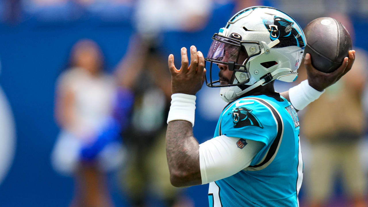 Carolina Panthers quarterback P.J. Walker dissects defenders with ...
