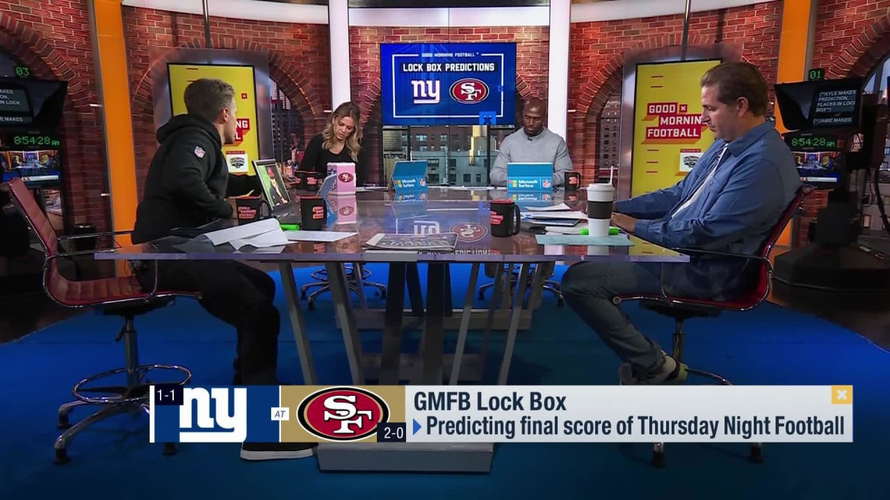 'GMFB' predicts final score of 'TNF' New York Giants-San Francisco 49ers matchup