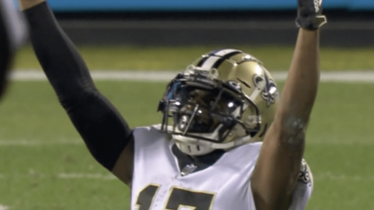 New Orleans Saints wide receiver Emmanuel Sanders' 8th catch of the ...