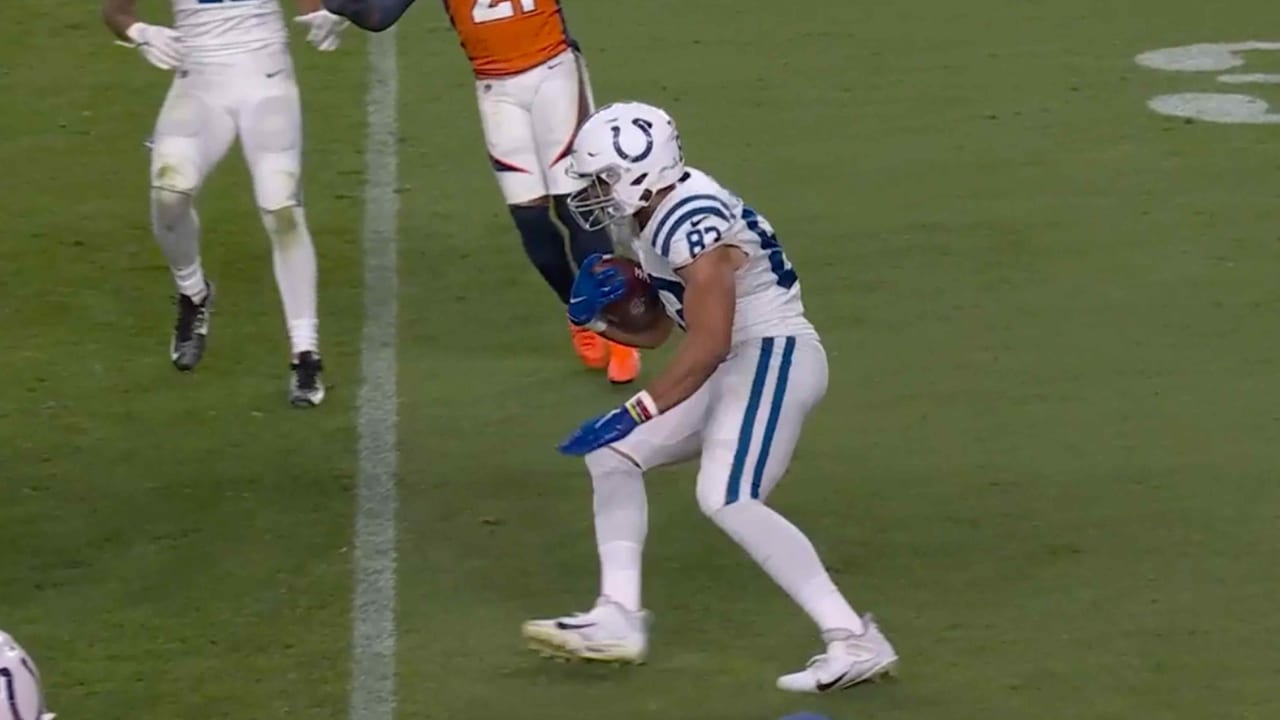 Indianapolis Colts tight end Kylen Granson slips tackle on 16-yard juke ...
