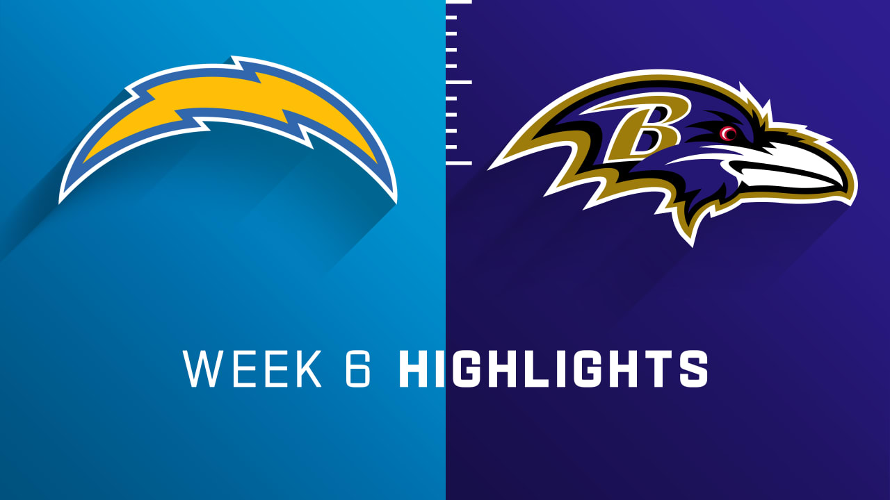 Los Angeles Chargers vs. Baltimore Ravens highlights | Week 6
