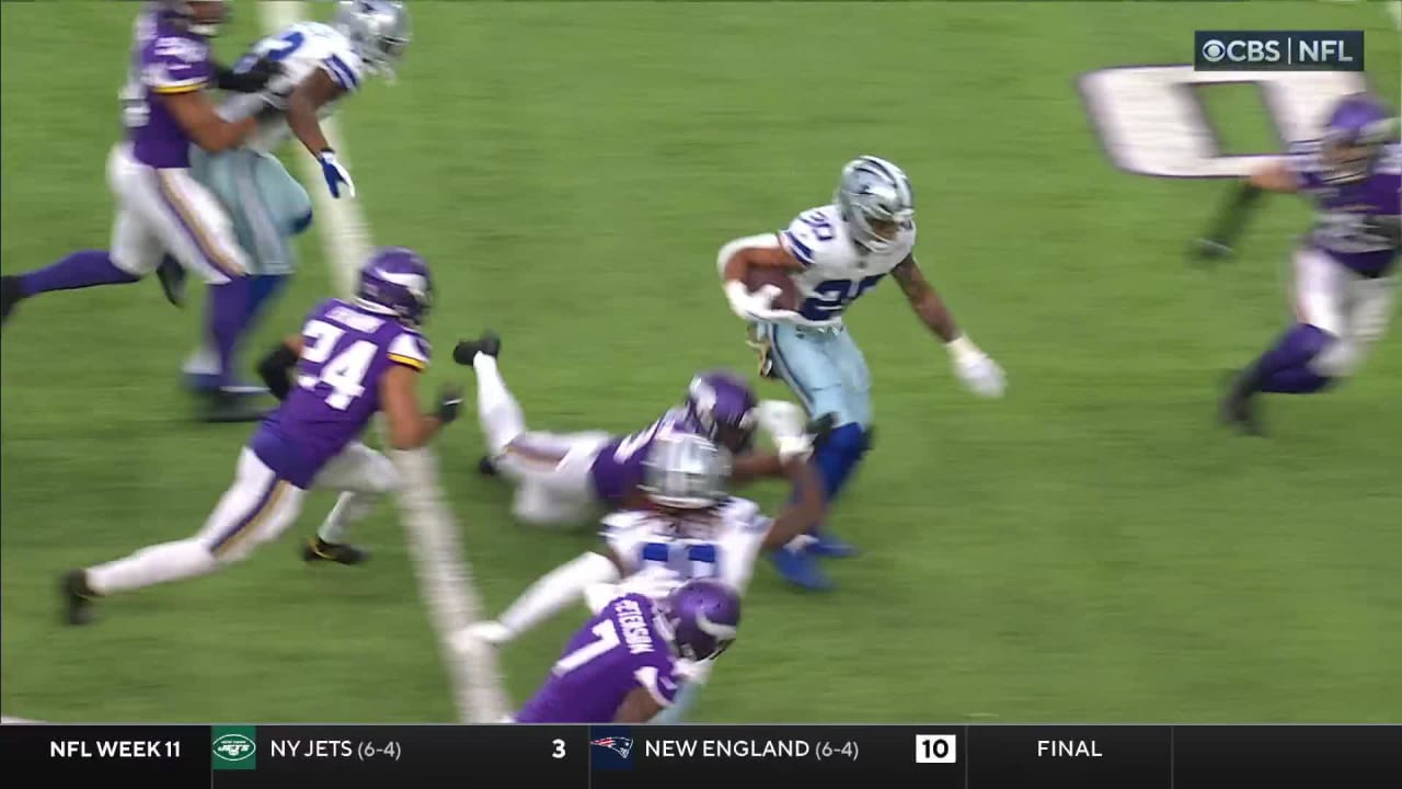 Dallas Cowboys running back Tony Pollard as fast as a lightning strike ...