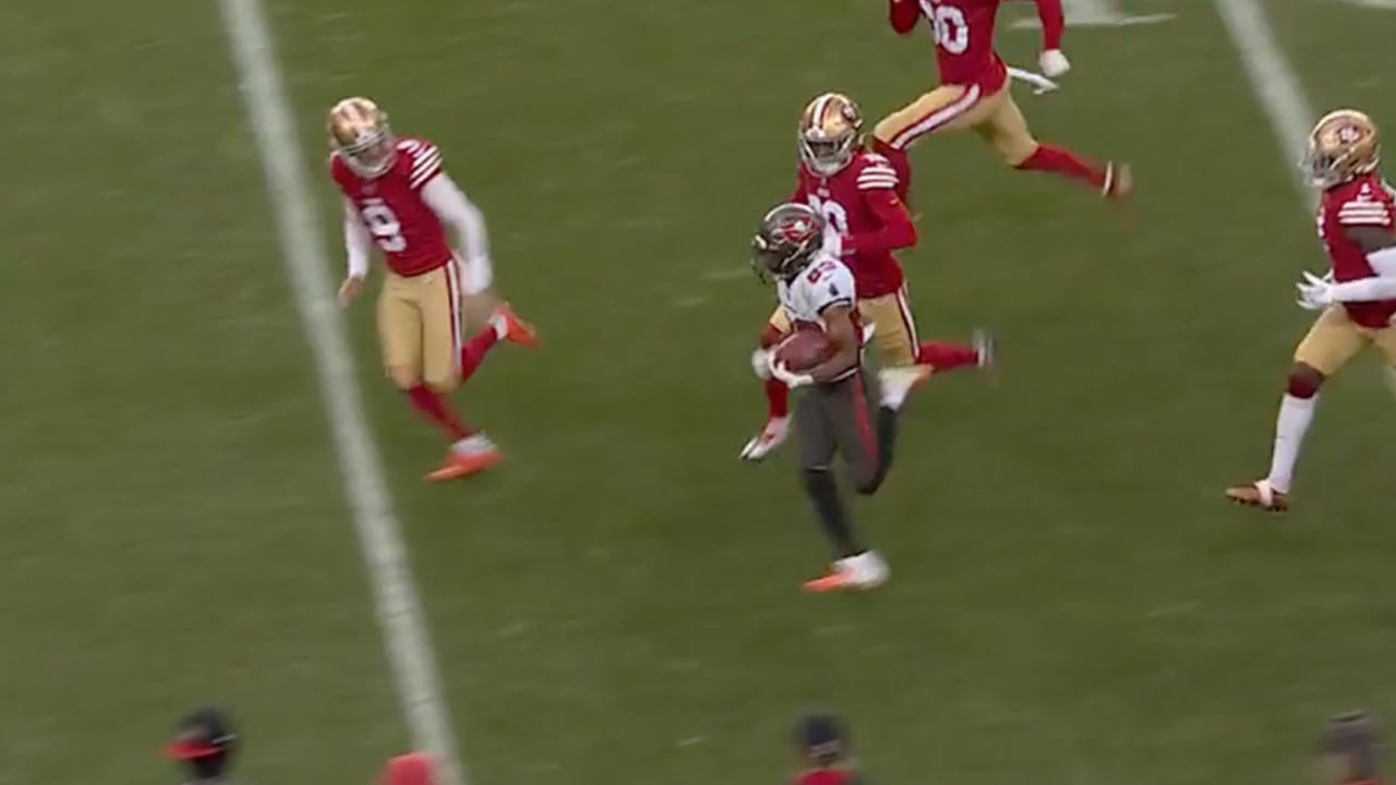 Tampa Bay Buccaneers wide receiver Deven Thompkins activates his turbo ...