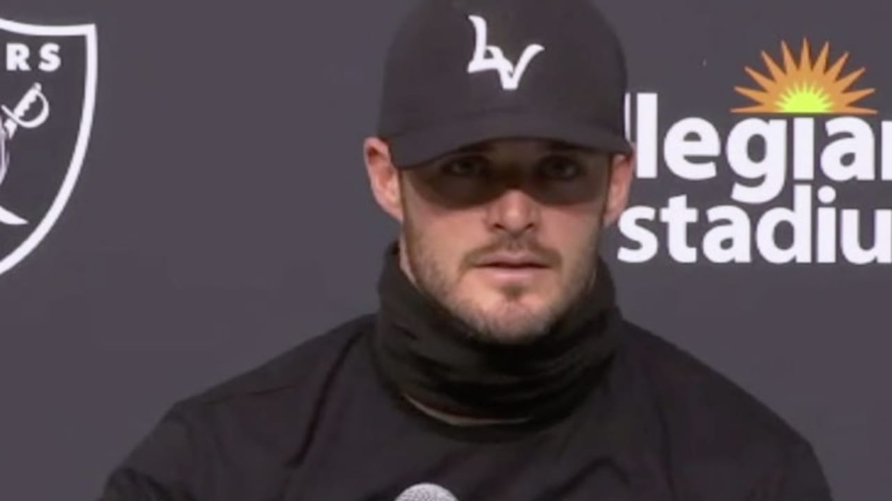 Las Vegas Raiders quarterback Derek Carr: I'm 'very impressed' with how ...
