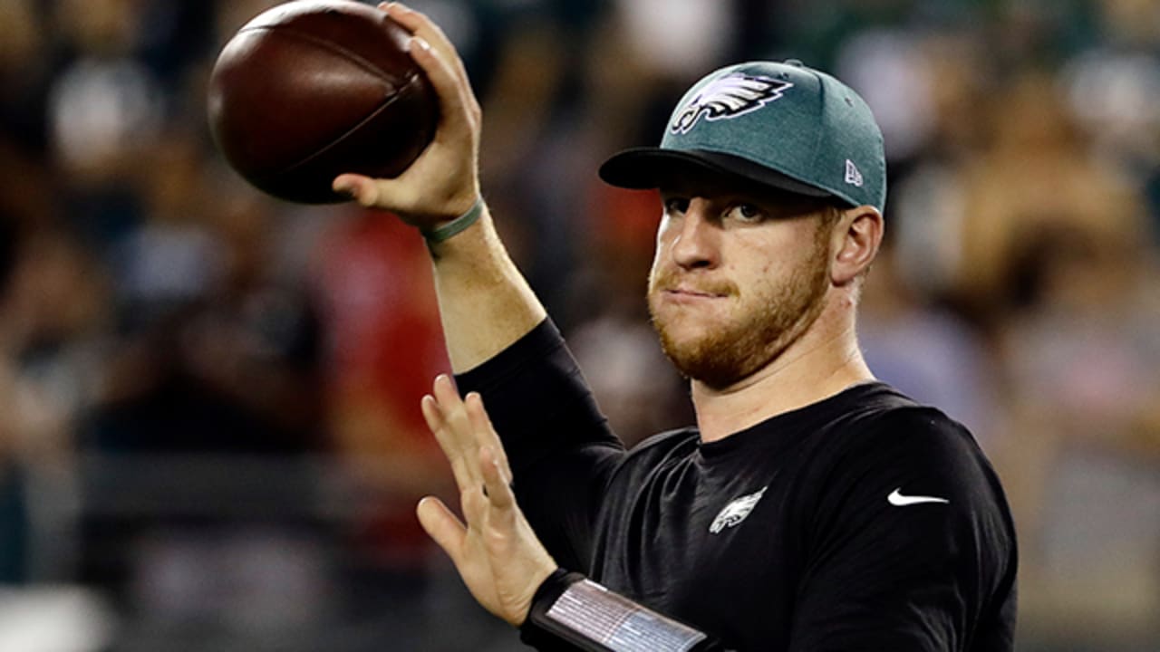Deion: Philadelphia Eagles quarterback Carson Wentz will pick up right ...