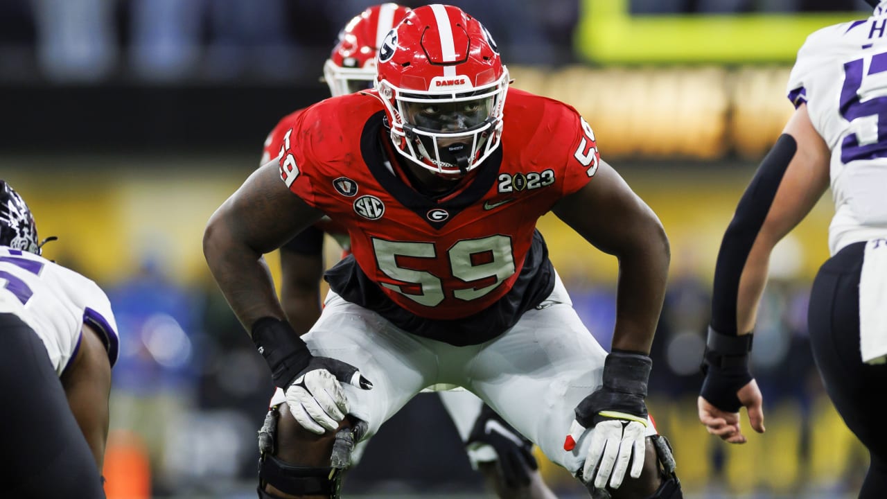 Breaking down tackle Broderick Jones' college highlights | 2023 NFL Draft