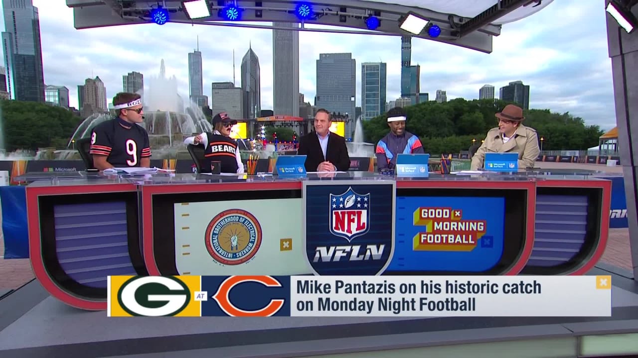 Bears fan Mike Pantazis talks about historic Monday Night Football catch