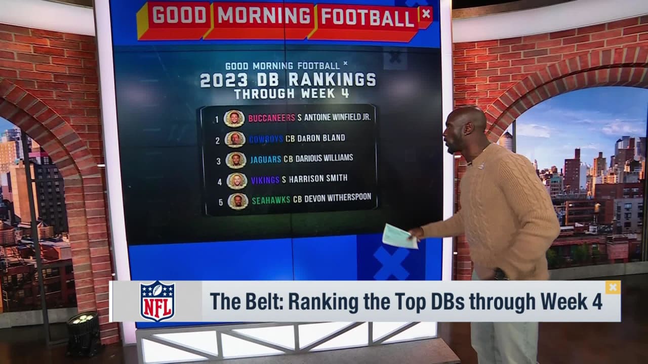 NFL Network's Jason McCourty ranks his top DBs following Week 4