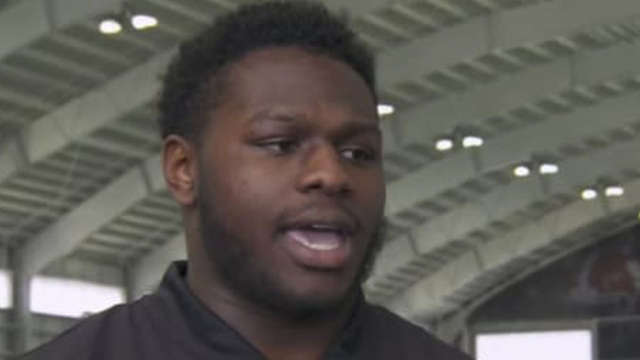 Offensive tackle Ickey Ekwonu on what it would mean to him to be ...