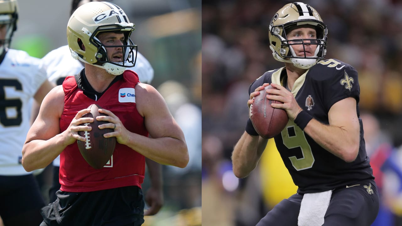Saints TE Juwan Johnson sees Drew Brees resemblance in new QB Derek Carr