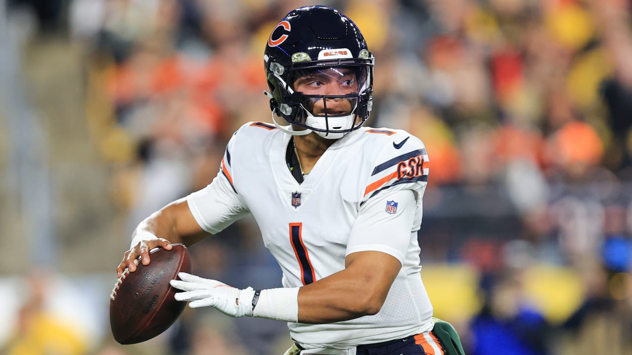 Chicago Bears quarterback Justin Fields' best plays from 336-yard game ...
