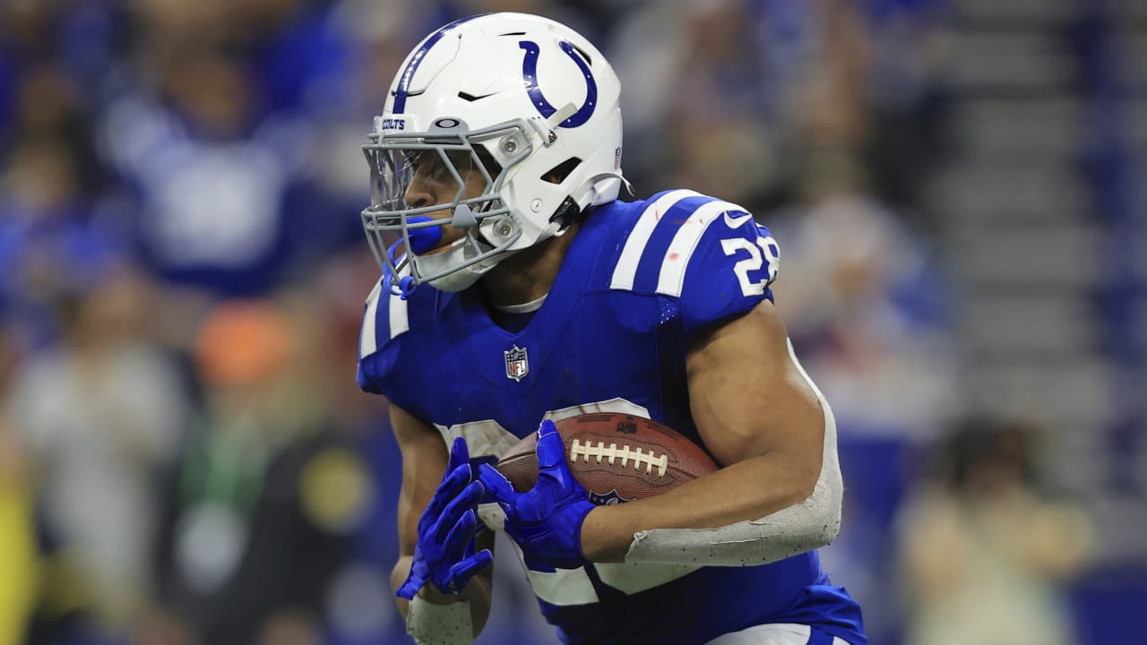 Indianapolis Colts running back Jonathan Taylor set up for another ...