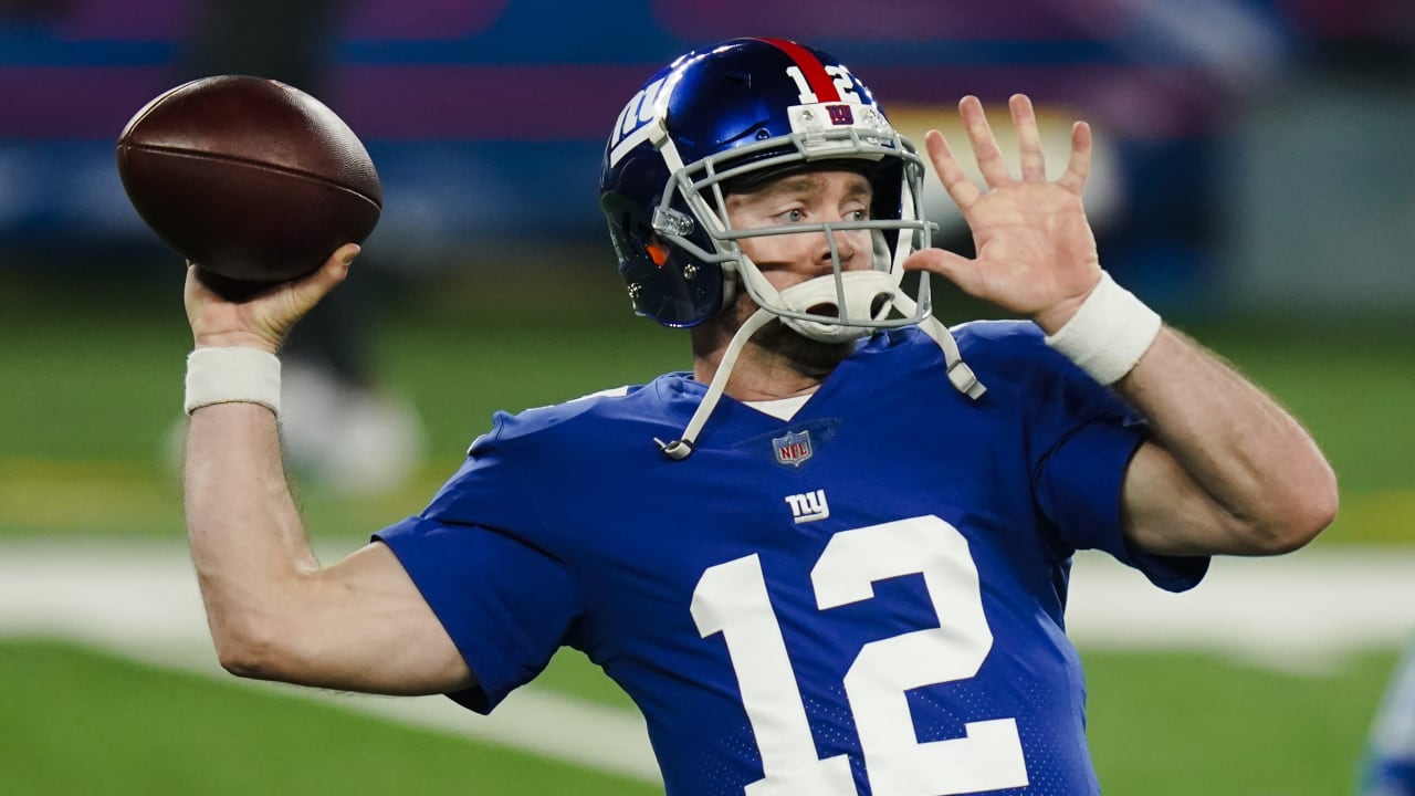 New York Giants quarterback Colt McCoy takes advantage of free play on ...
