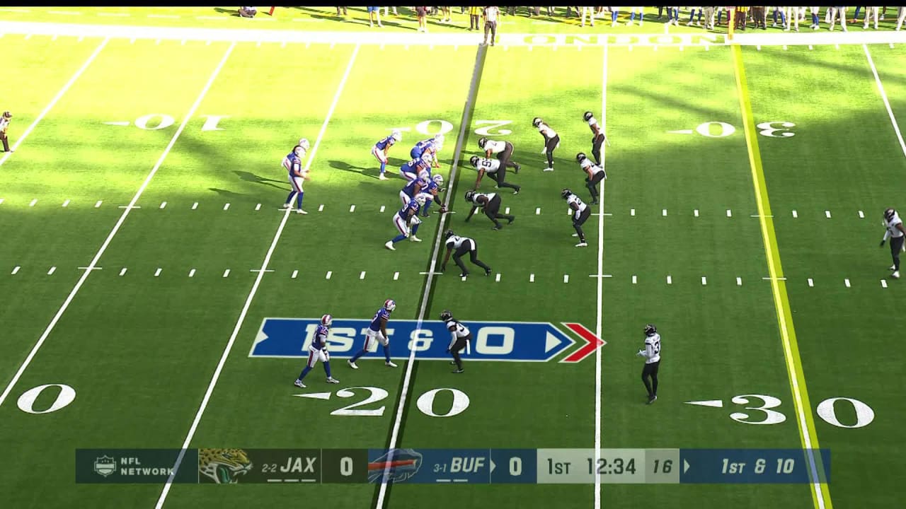 Buffalo Bills running back James Cook rushes for 5-yard gain on Bills ...