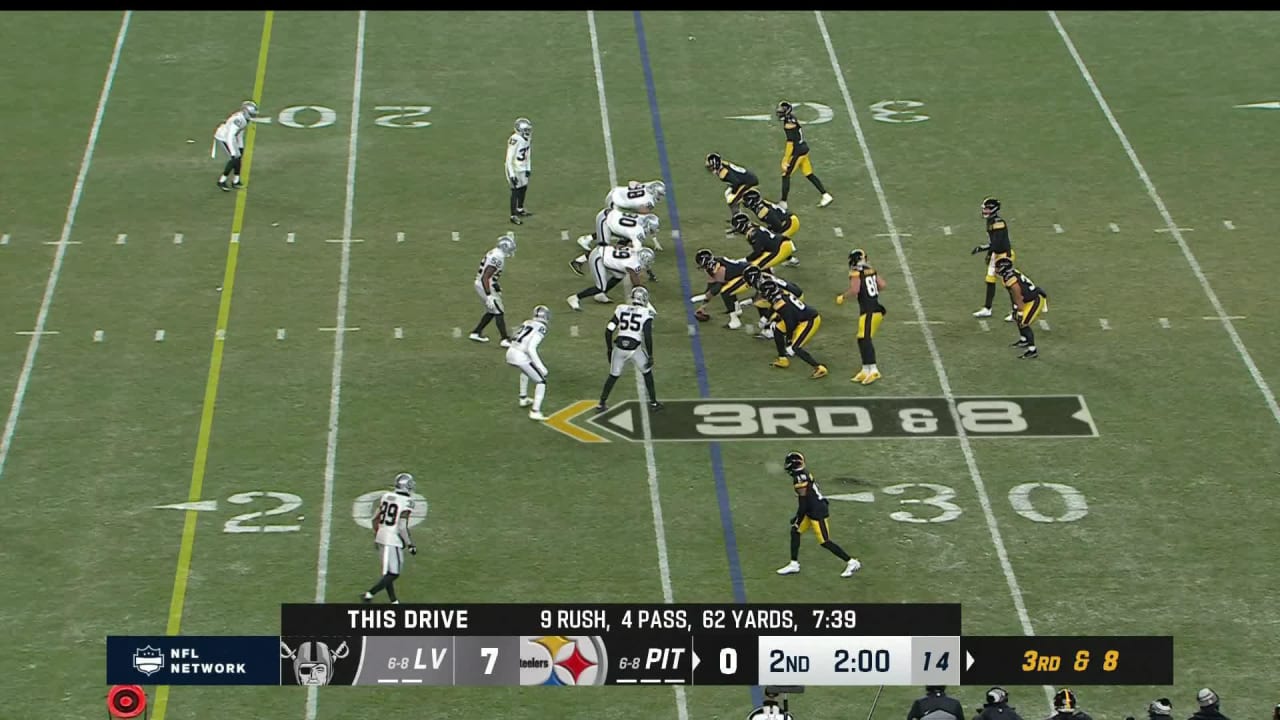 Pittsburgh Steelers tight end Pat Freiermuth's key drop on third-and-8 ...