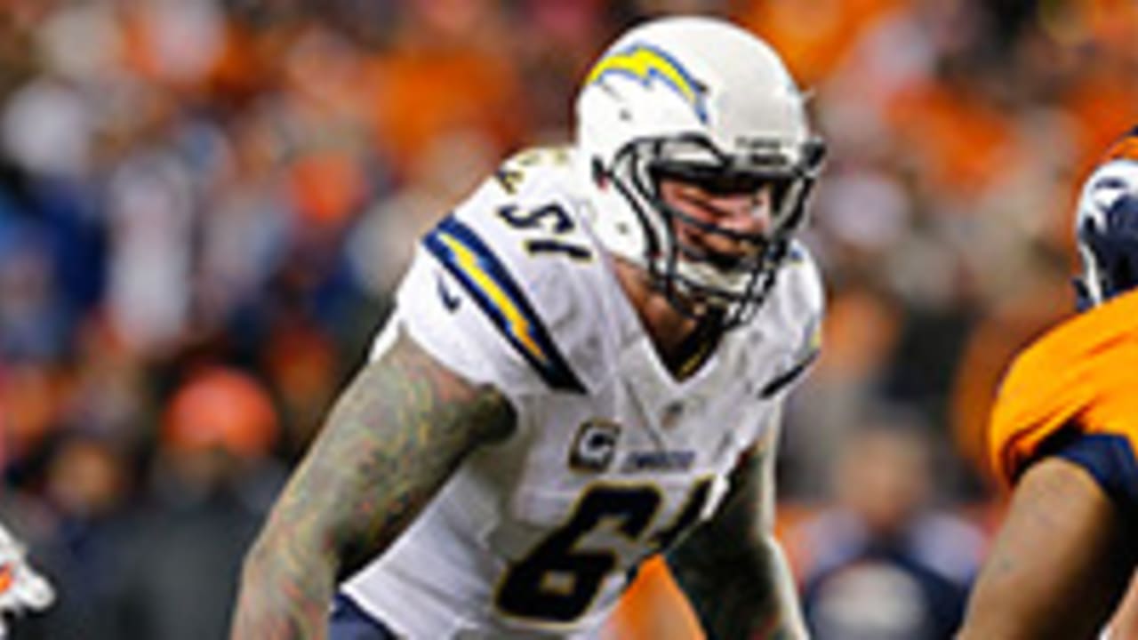 San Diego Chargers center Nick Hardwick to retire
