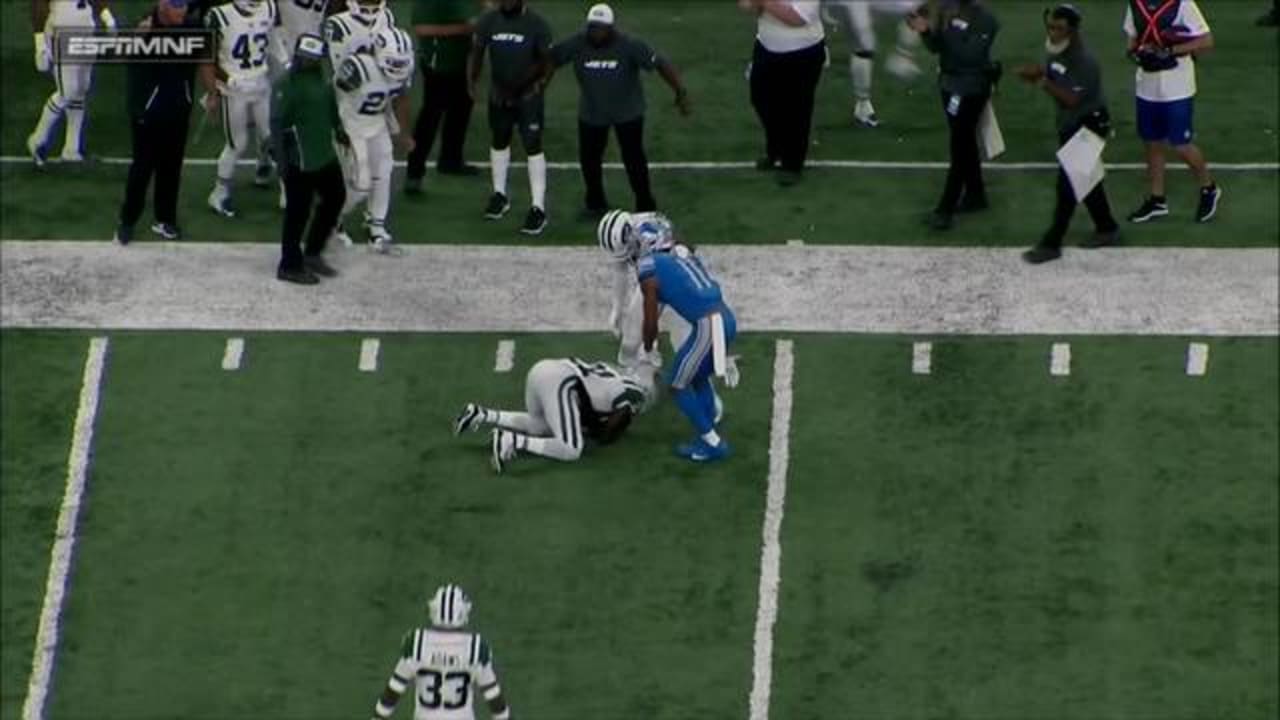 Morris Claiborne gets MAJOR air on leaping INT