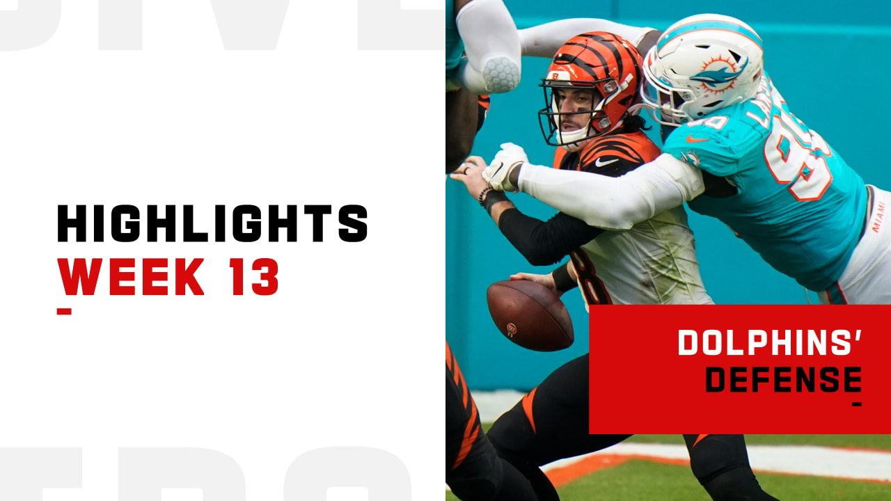 Miami Dolphins' best defensive plays vs. Cincinnati Bengals | Week 13