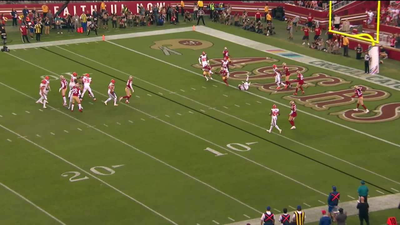 Can't-Miss Play: 49ers turn Callaway's goal-line bobble into EPIC INT ...
