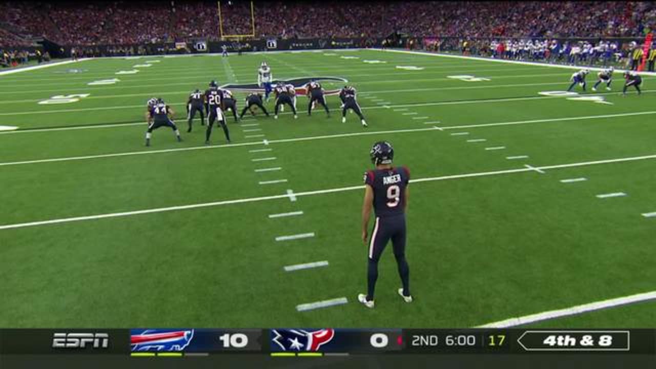 Texans execute nearly flawless punt to pin Bills at 4-yard line