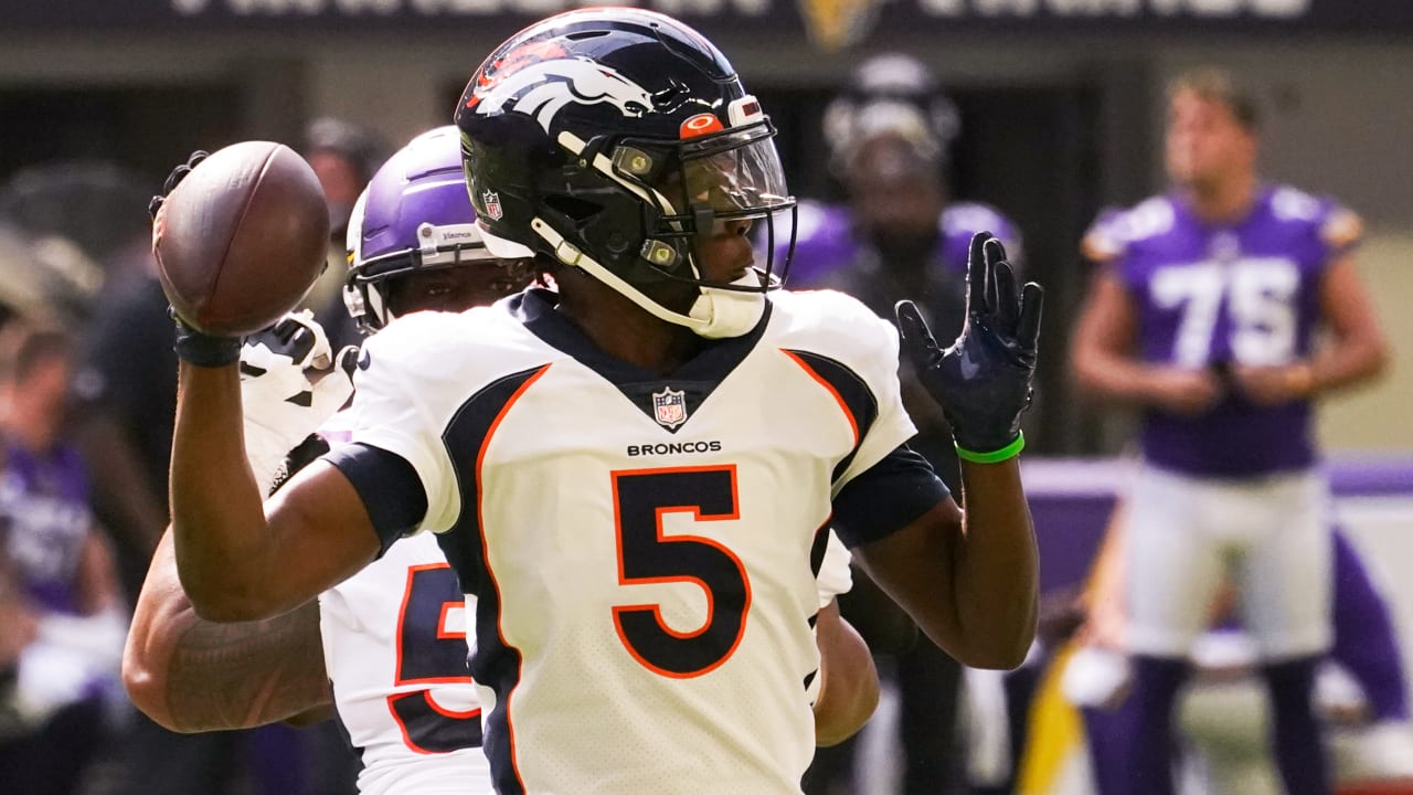 Must-see angle: Denver Broncos quarterback Teddy Bridgewater finds ...