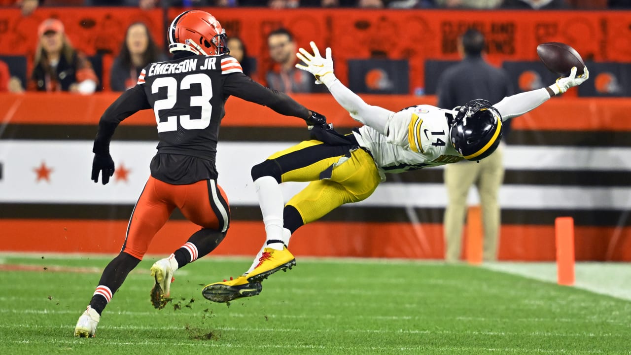 GMFB's moment of the game in Steelers-Browns: WR George Pickens' one ... GMFB's moment of the game in Steelers-Browns: WR George Pickens' one ...