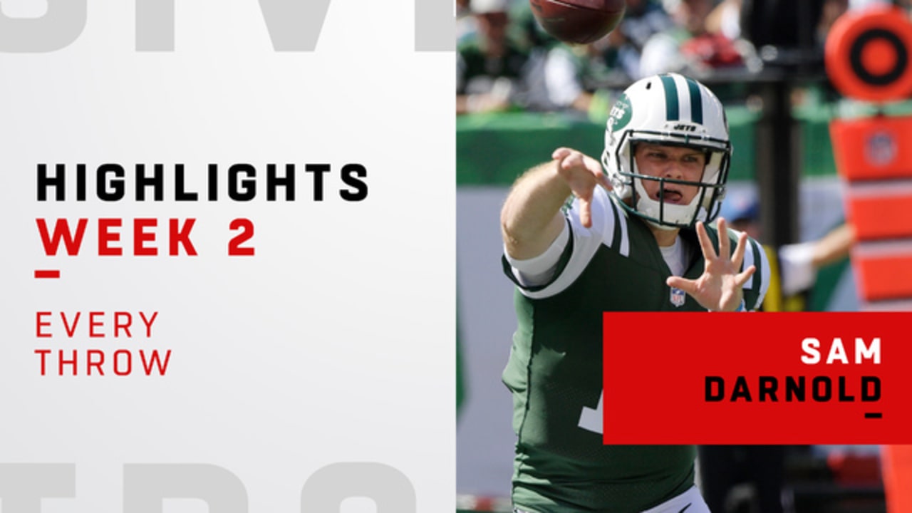 Every Sam Darnold throw | Week 2