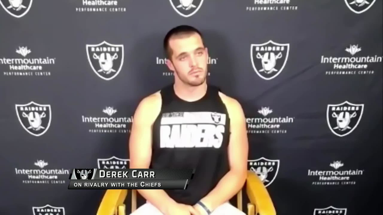 Las Vegas Raiders quarterback Derek Carr: Why Raiders' rivalry vs ...
