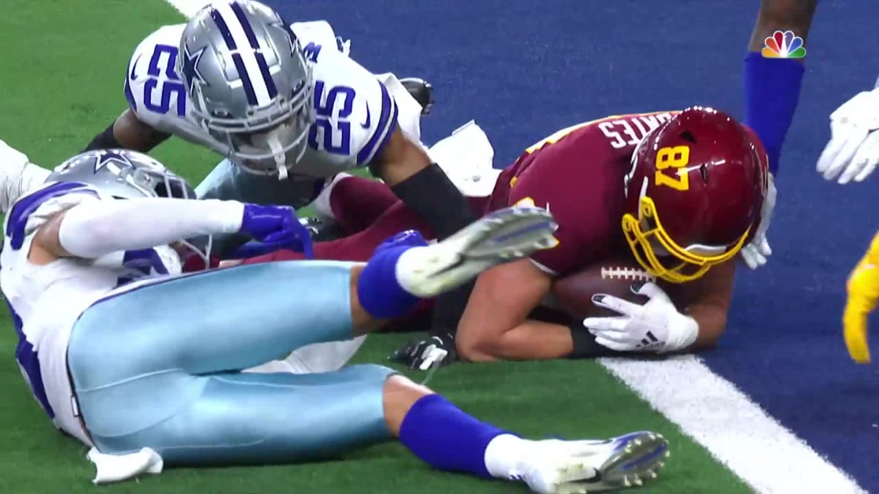 Washington Football Team John Bates recovers his own fumble for a ...