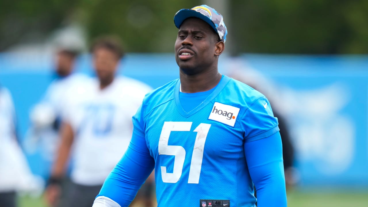 Los Angeles Chargers defensive end Sebastian Joseph-Day wired for sound ...