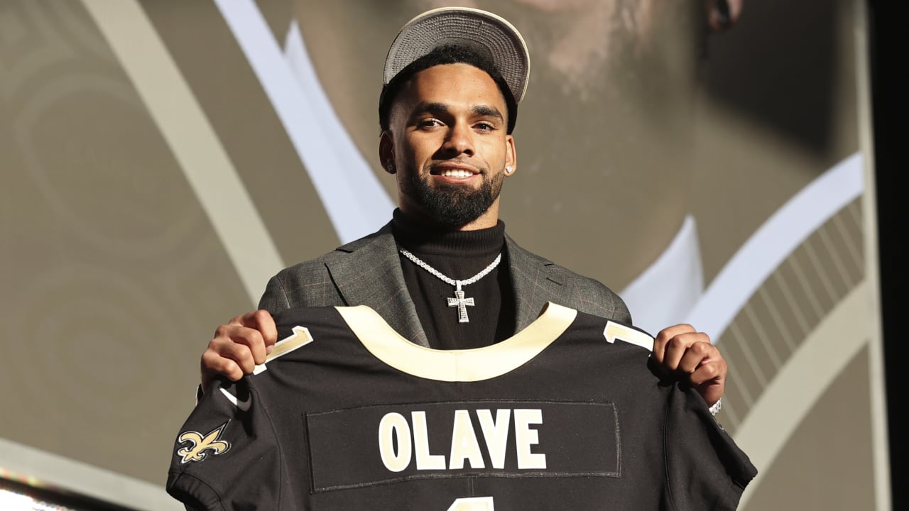 New Orleans Saints select Ohio State Buckeyes wide receiver Chris Olave ...