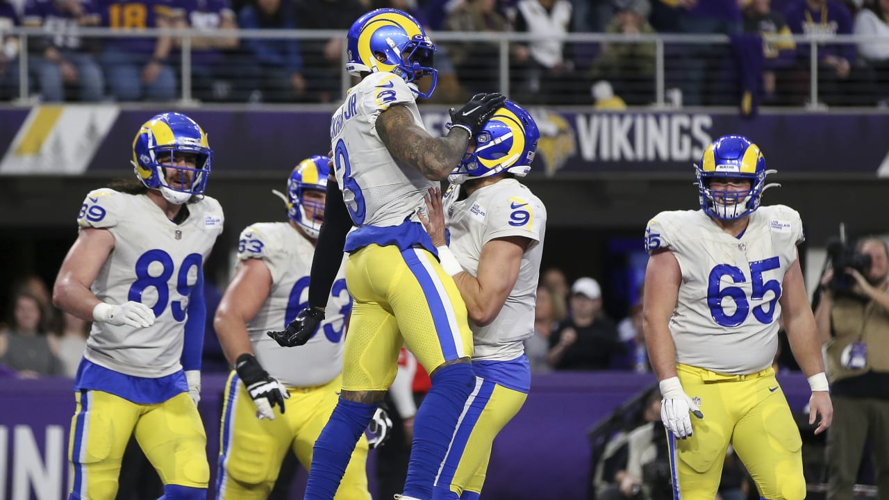 Los Angeles Rams wide receiver Odell Beckham Jr shows off his footwork ...