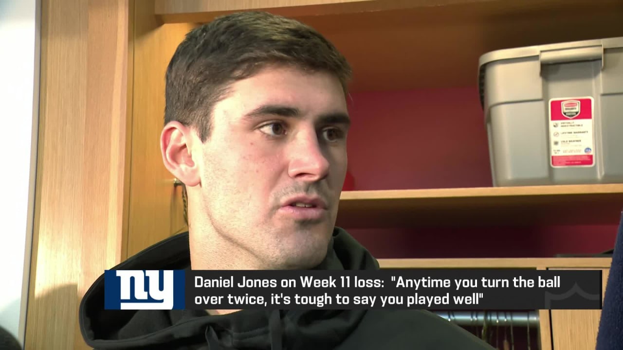 New York Giants quarterback Daniel Jones talks about what the Giants ...