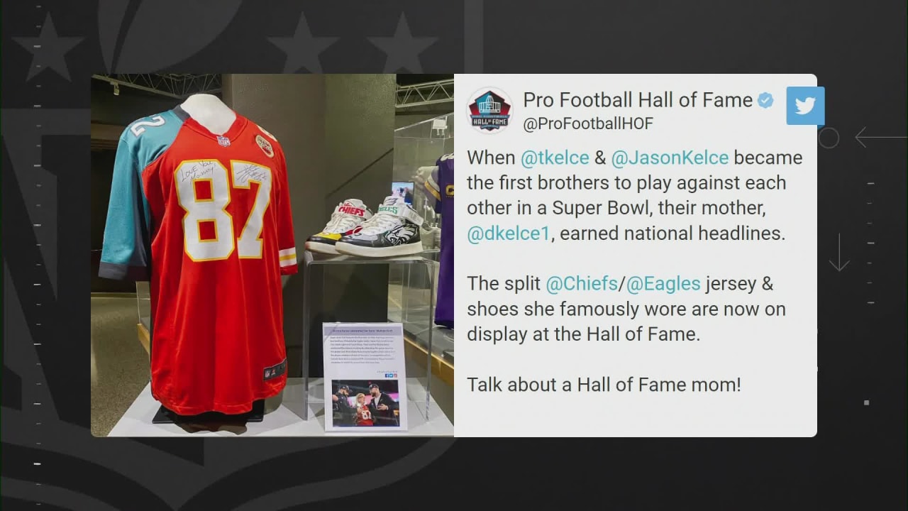 NFL Network's Ian Rapoport: Donna Kelce's split Kansas City Chiefs-Philadelphia Eagles jersey ...