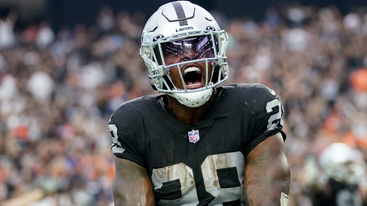 Las Vegas Raiders running back Josh Jacobs' best plays in 175-yard game ...