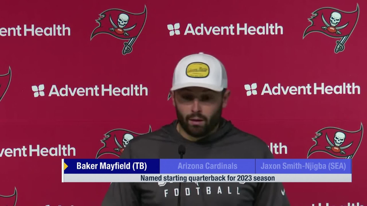 Tampa Bay Buccaneers quarterback Baker Mayfield on being named starting ...
