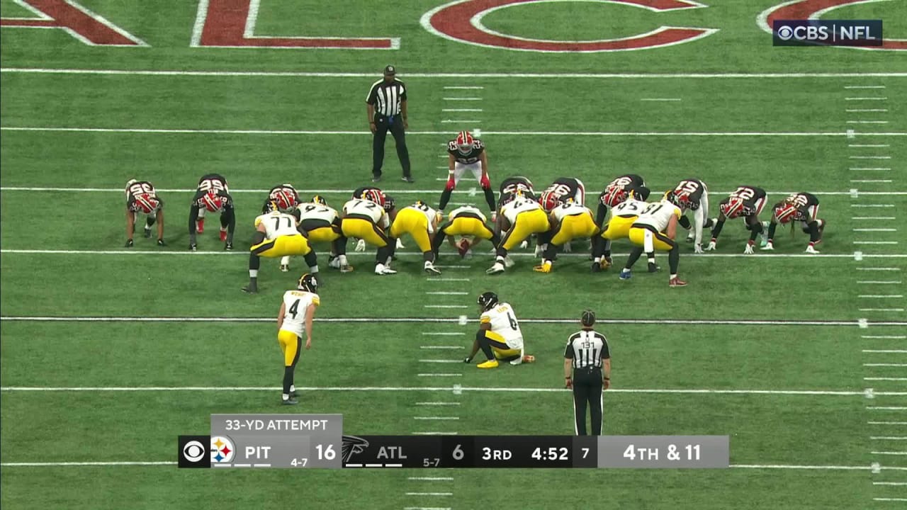 Pittsburgh Steelers kicker Matthew Wright connects on 33-yard FG