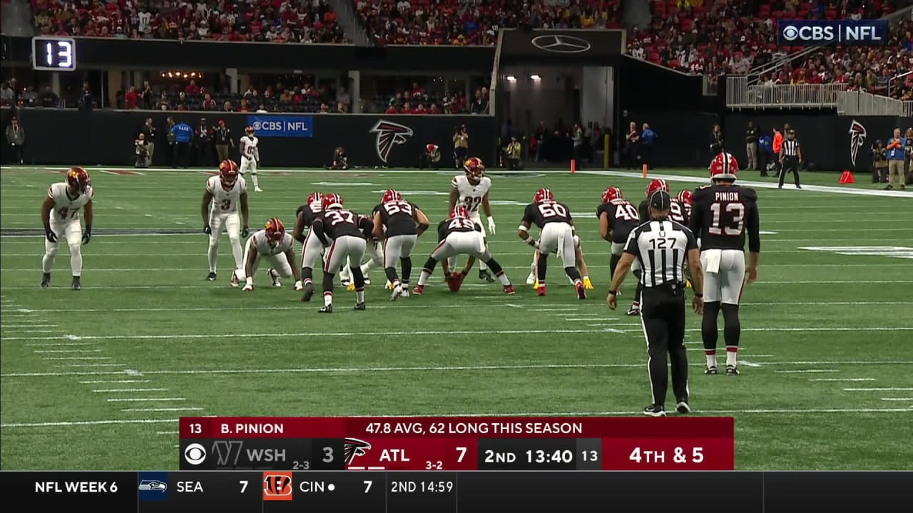 Washington Commanders wide receiver Jamison Crowder's 61-yard punt ...