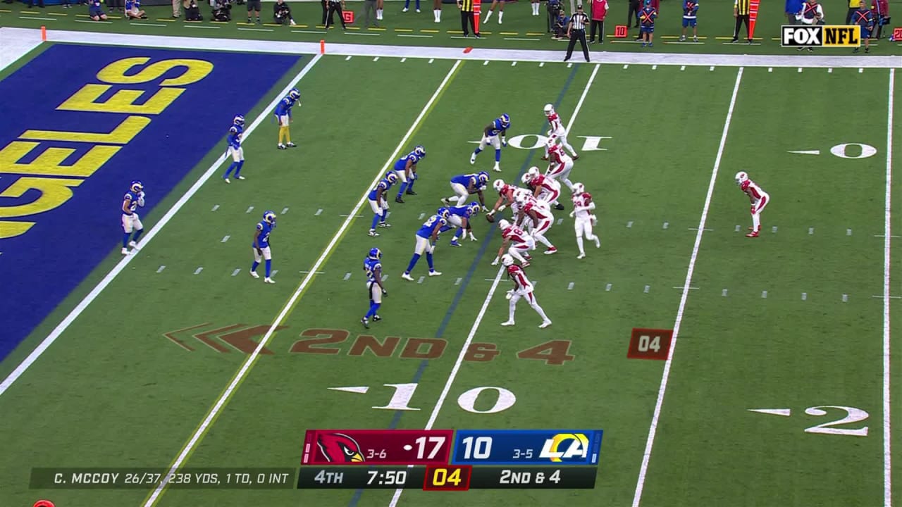 Arizona Cardinals running back James Conner's pylon reach caps 9-yard ...