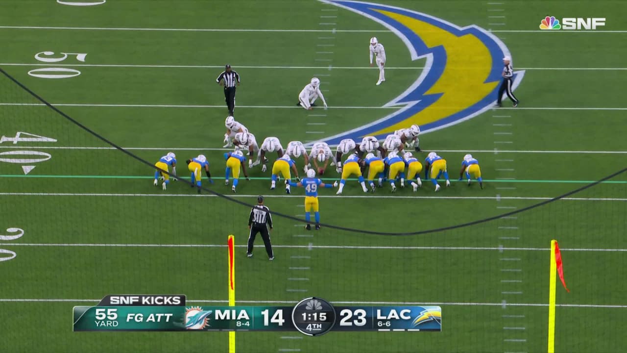 Miami Dolphins kicker Jason Sanders' 55-yard field goal cuts the Fins ...