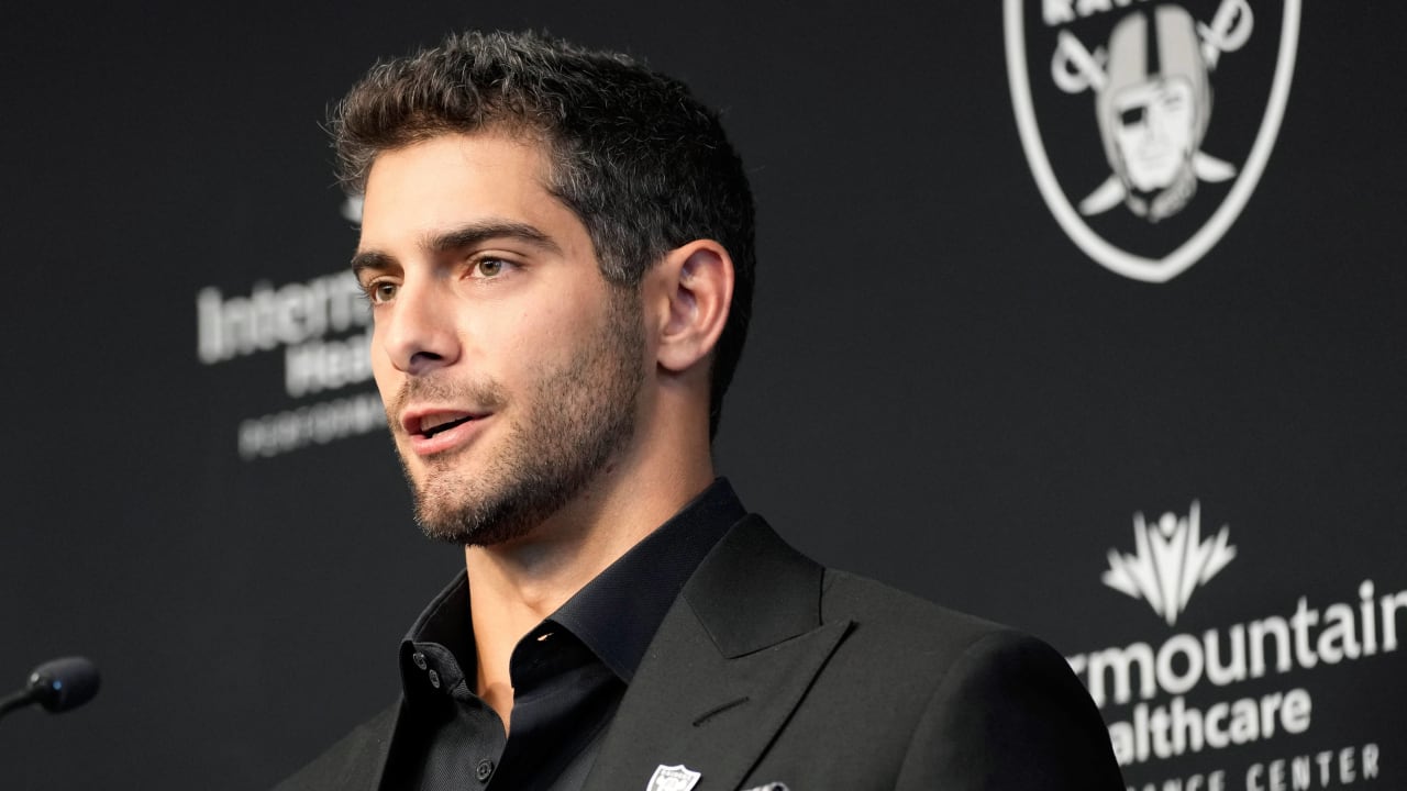 Is Las Vegas Raiders quarterback Jimmy Garoppolo the Raiders' long-term ...