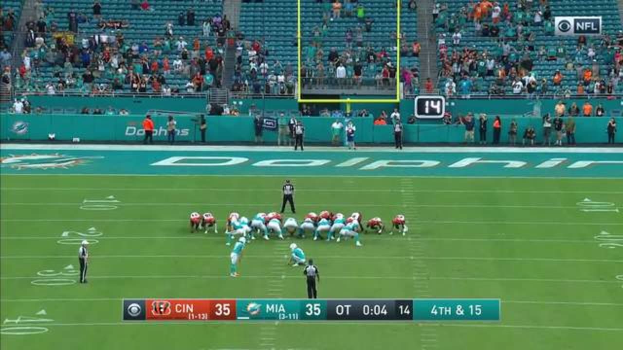 Sanders splits the uprights for game-winning FG as time expires in OT