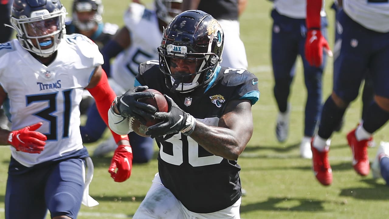 Off to the races! Jacksonville Jaguars running back James Robinson ...