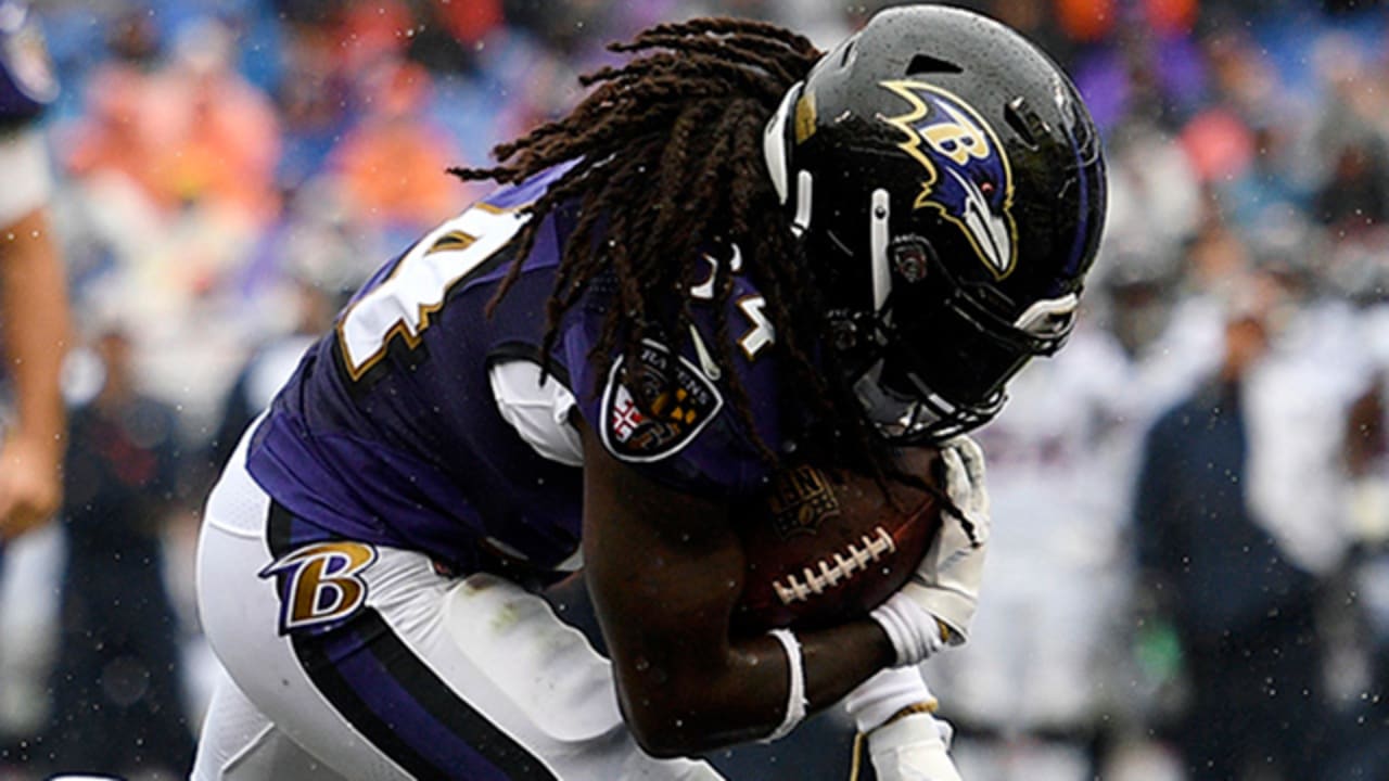 Ravens strike back with a 6-yard rushing TD by Alex Collins