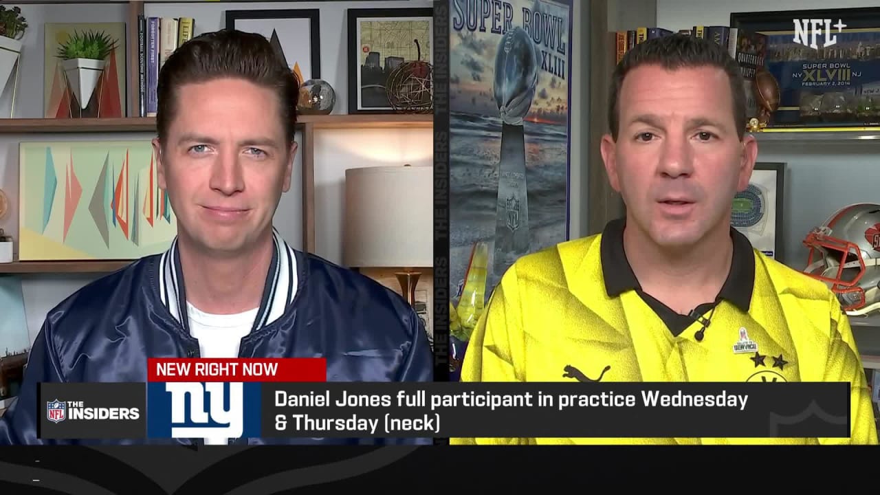 Nov. 3 injury update on New York Giants quarterback Daniel Jones (neck ...